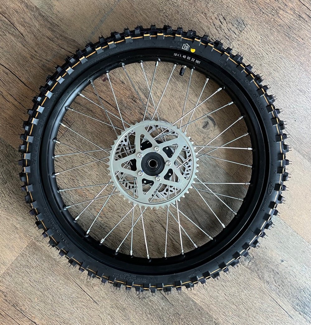 Light Bee 19″ Rear Wheel Assembly with Brake Disc, Sprocket, & Tire ...